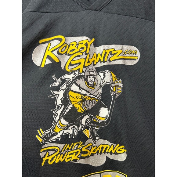 Shirts | Robby Glantz Power Skating Ccm Rbk Hockey Jersey Black Mens ...